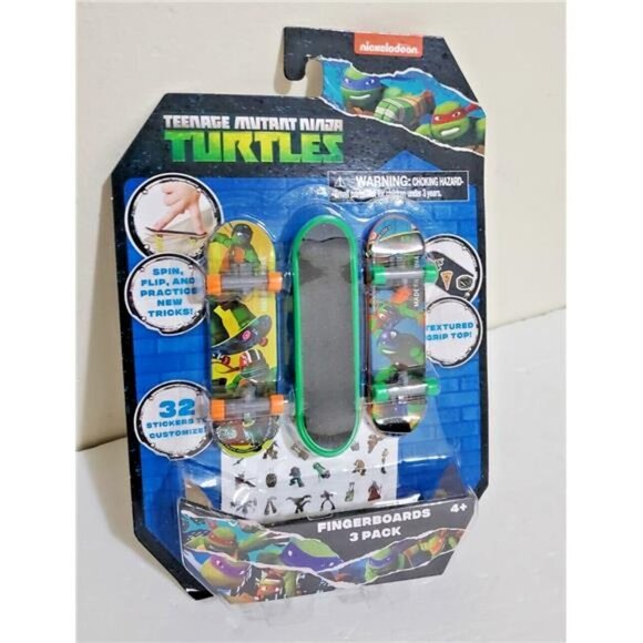 Paw Patrol | Toys | Teenage Mutant Ninja Turtle 3 Pc Bundle Finger ...